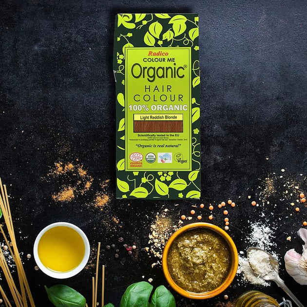 RADICO Organic Hair Color - Light Reddish Blonde (100g) – Radico